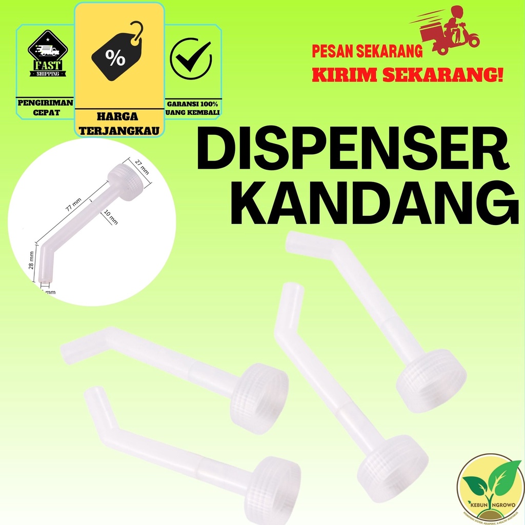 Jual Dispenser Air Minum Kepala Injeksi Untuk Kandang Burung | Shopee ...