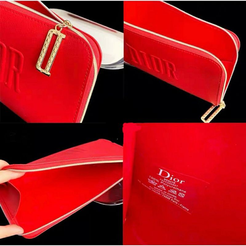 Jual Dompet DxxR Warna Merah dan Pink Bahan Leather | Shopee Indonesia