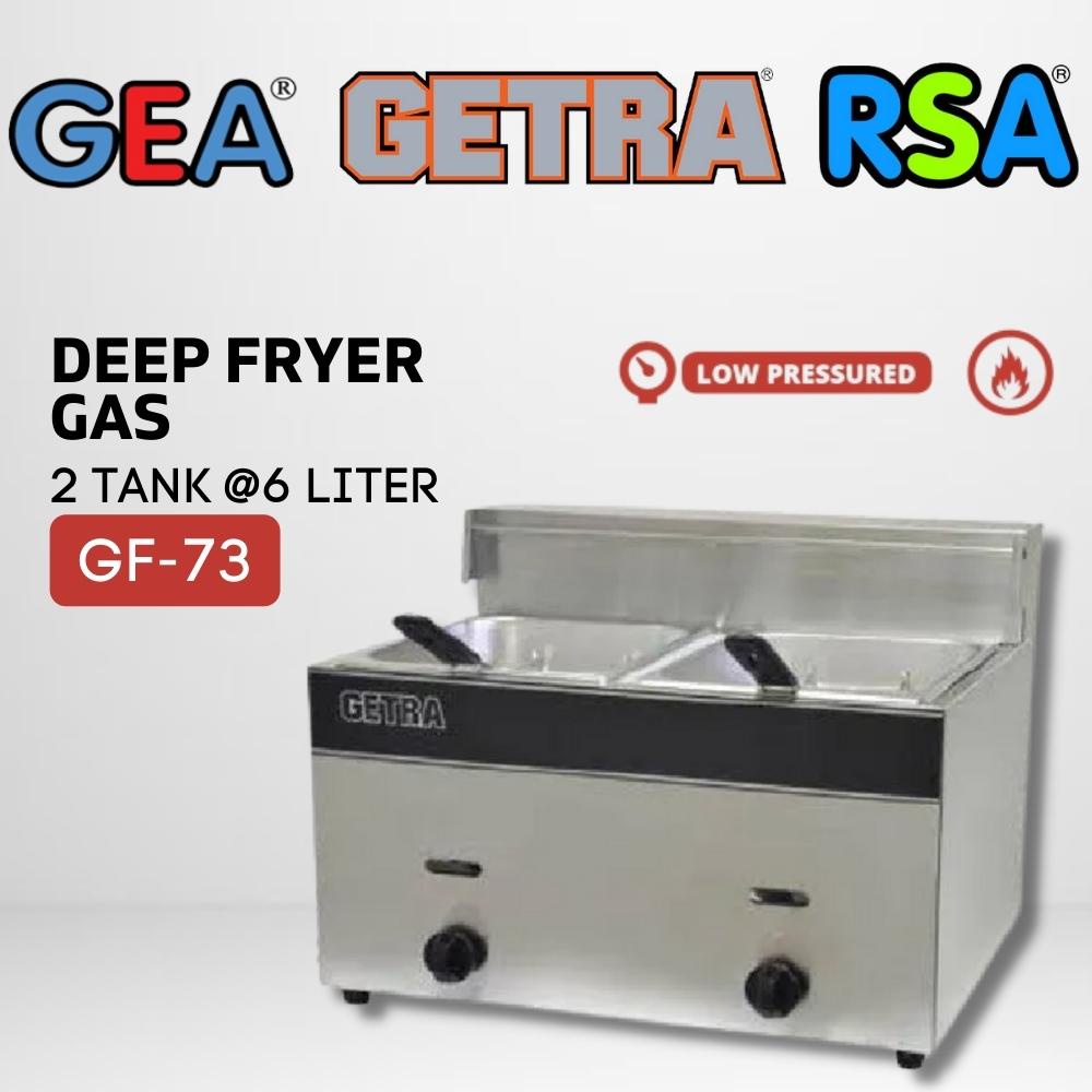 Jual Deep Fryer 2 Tank Getra Gf-73 Gf 73 Penggorengan Gas Ayam Kentang ...