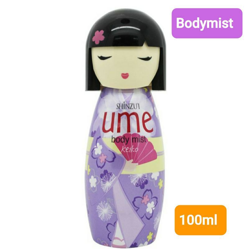 Jual ume keiko body mist 100ml shinzui | Shopee Indonesia