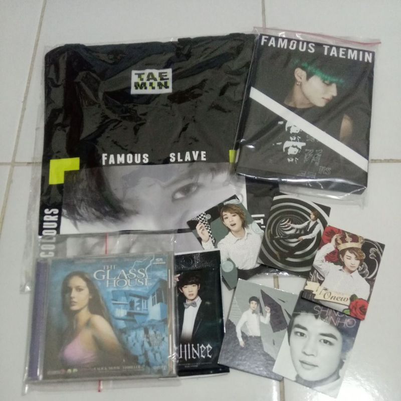 Jual Taemin Famous Album & T-shirts Taemin famous (bundle album ready ...