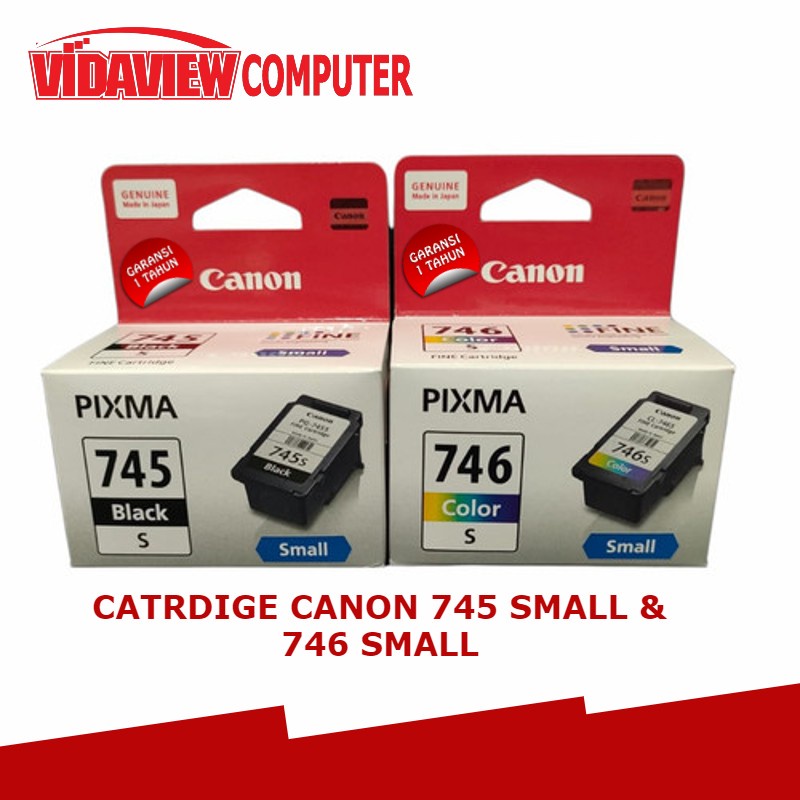 Jual CATRIDGE CANON 745 & 746 COLOR SMALL Compatible Printers MG2570S ...