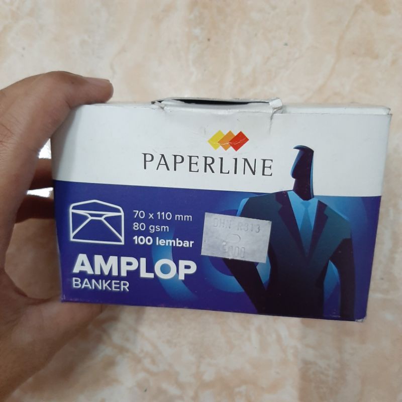 Jual Paperline Amplop Putih Banker Kecil 70x110mm 80gr 100lembar ...