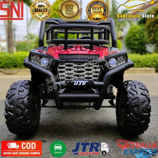 Jual Jeep Buggy Besar Merah Mainan Mobil Aki Anak Ban Karet | Shopee ...