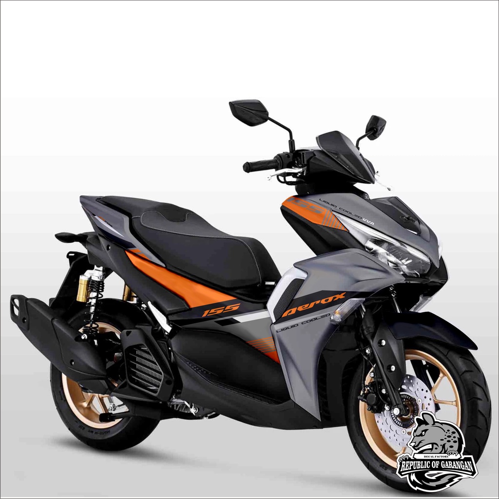 Jual Sticker Striping Decal Aerox 155 full body custom design simple ...