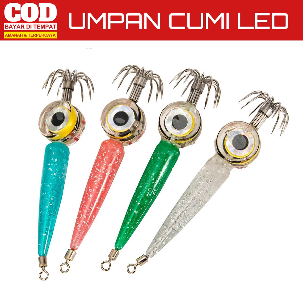 Jual Umpan Cumi Led Kedip Esca Apollo | Shopee Indonesia