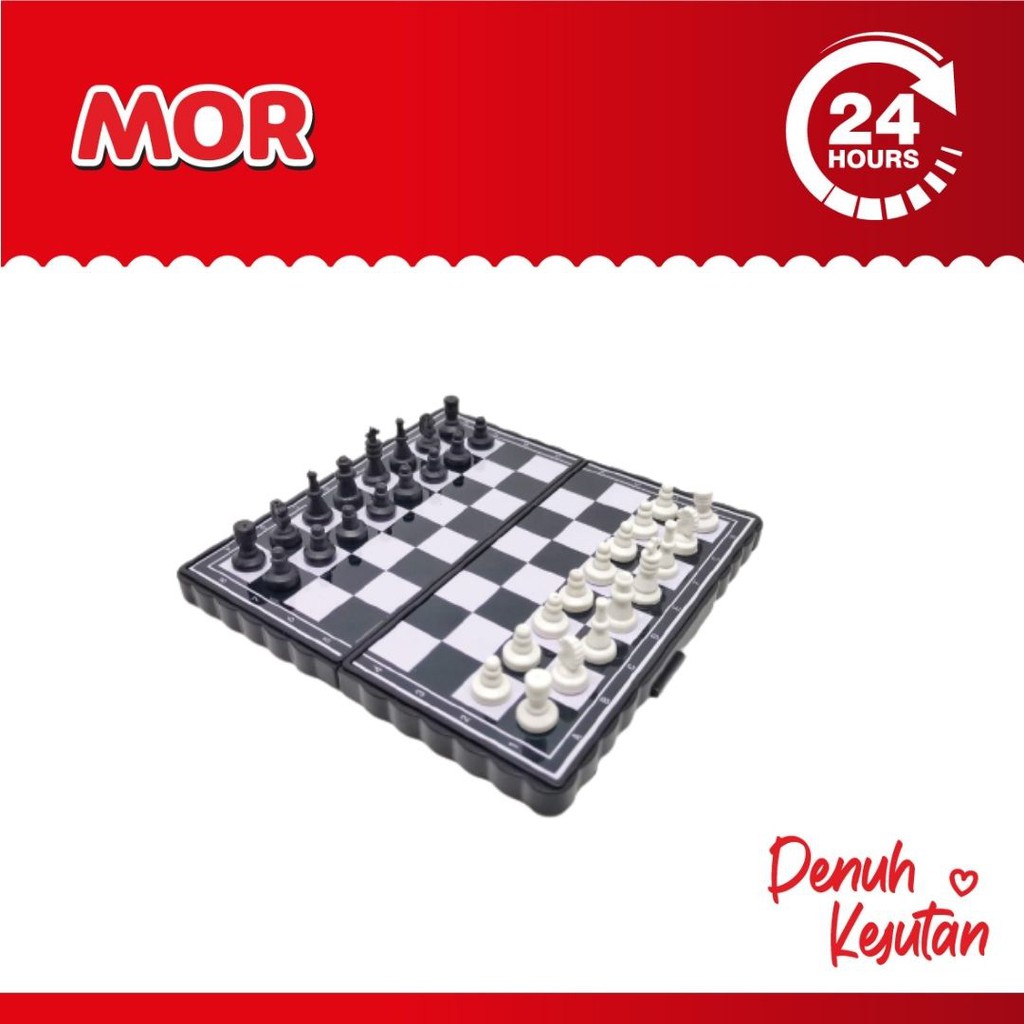 Jual CATUR Magnet Lipat Flip Chess 13 cm x 13 cm | Shopee Indonesia