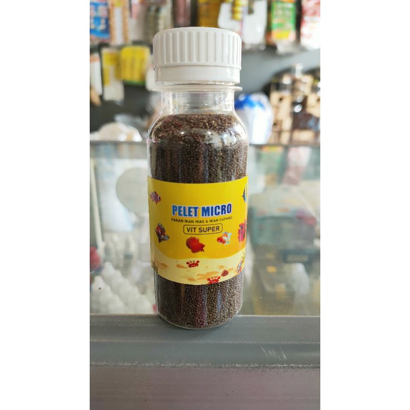 Jual PELET micro pakan ikan hias ikan cupang | Shopee Indonesia