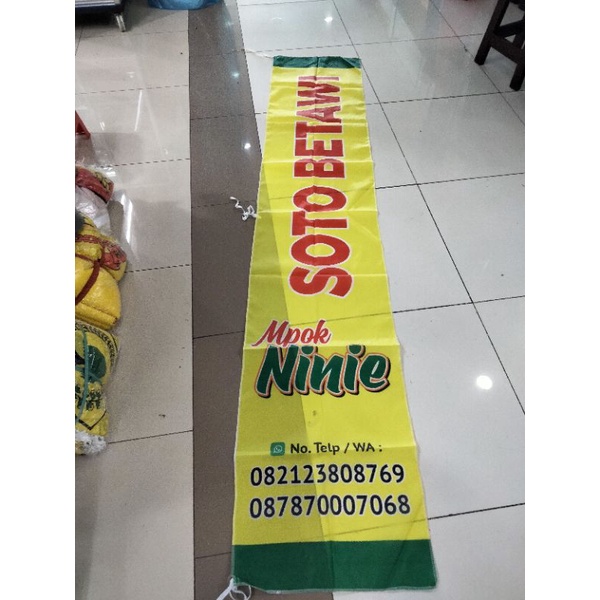 Jual Umbul2 custom Printing 3 Meter x 50 cm | Shopee Indonesia