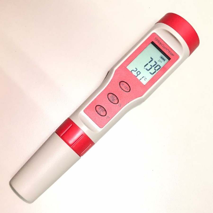 Jual PH TDS EC Temperature Meter EZ9908 Tester ATC EZ-9908 Temp ...