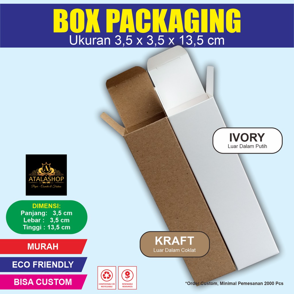 Jual P 3535135 Kotak Box Packaging Dus Kemasan Botol Ukuran 60 ml ...