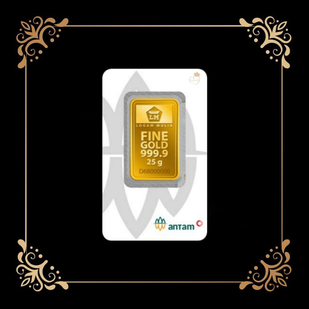 Jual ANTAM LOGAM MULIA CERTIEYE RM 25 GR | Shopee Indonesia