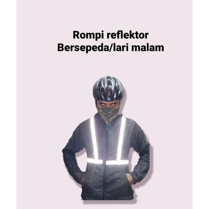 Jual rompi reflektor untuk olahraga sepeda atau lari | Shopee Indonesia