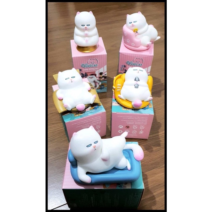 Jual Figure Vivicat Vivi Cat Lazily Sitting Cat By Popmart Cat Lover ...