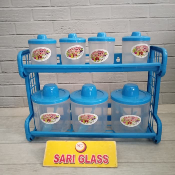 Jual Kitchen Set/Tempat Bumbu/Rak Bumbu Dapur Susun 2 Jaguar | Shopee ...