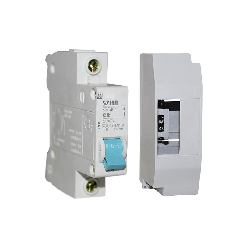 Jual EELIC MCB-BC2 -MIX MINIATUR CIRCUIT BREAKER C2 10 Amper + BOX MCB ...