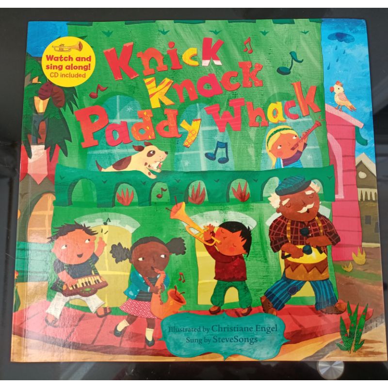Jual Knick Knack Paddy Whack with CD/story book children with songs ...