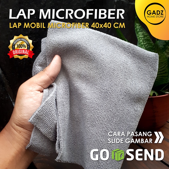 Jual Lap Microfiber Untuk Mobil / Motor - Edgeless 40x40 cm | Shopee ...