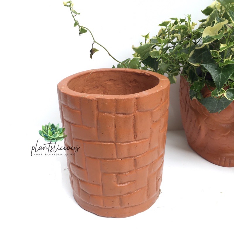 Jual pot teracota - pot terracotta - pot gerabah - pot tembikar anyam ...