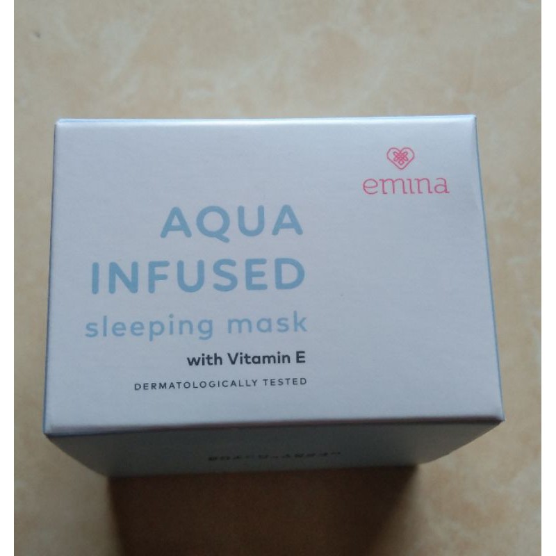Jual Emina Aqua Infused Sleeping Mask 30 g | Shopee Indonesia