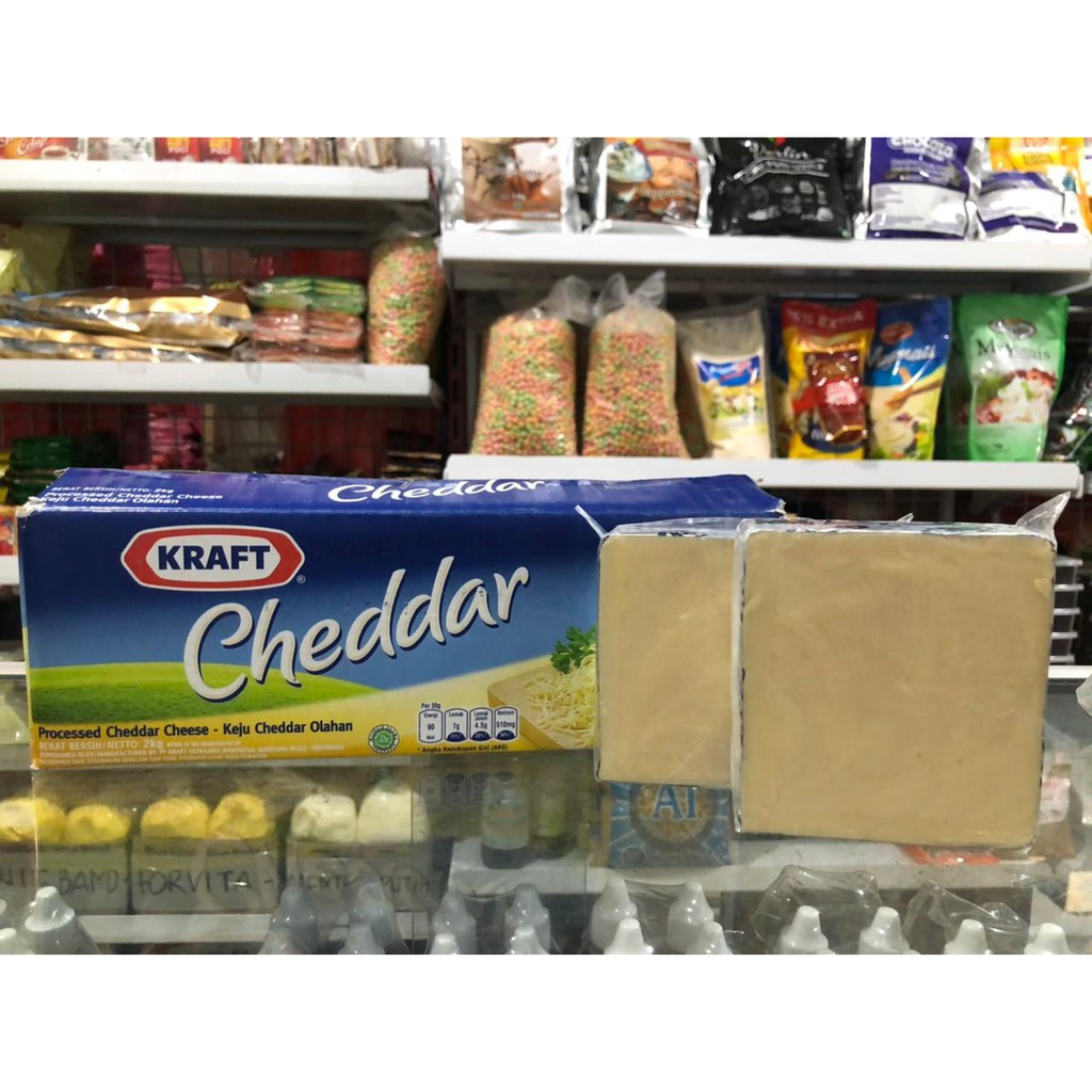 Jual Keju Kraft Cheddar Kemasan Repack 200gr | Shopee Indonesia