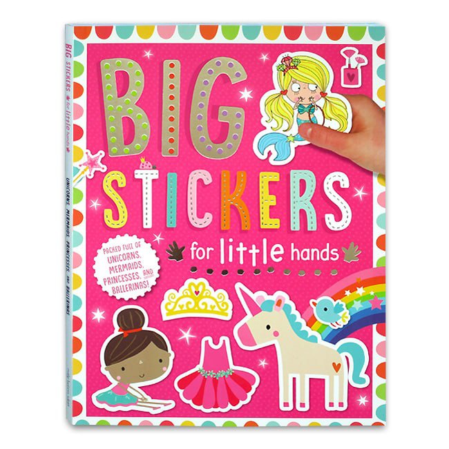 Jual [Make Believe] PINK Big Stickers for Little Hands (versi bind up ...
