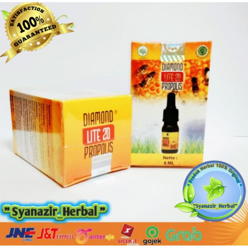 Jual Propolis Diamond Lite - isi 6 ML Orginal (kemasan baru dus kotak ...