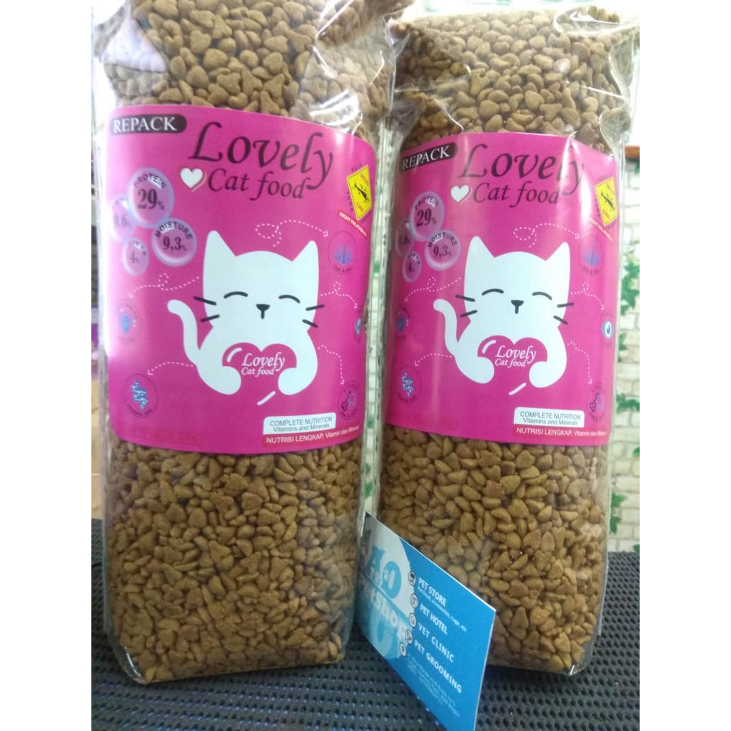 Jual Makanan kucing Lovely Cat Food kemasan 1kg | Shopee Indonesia