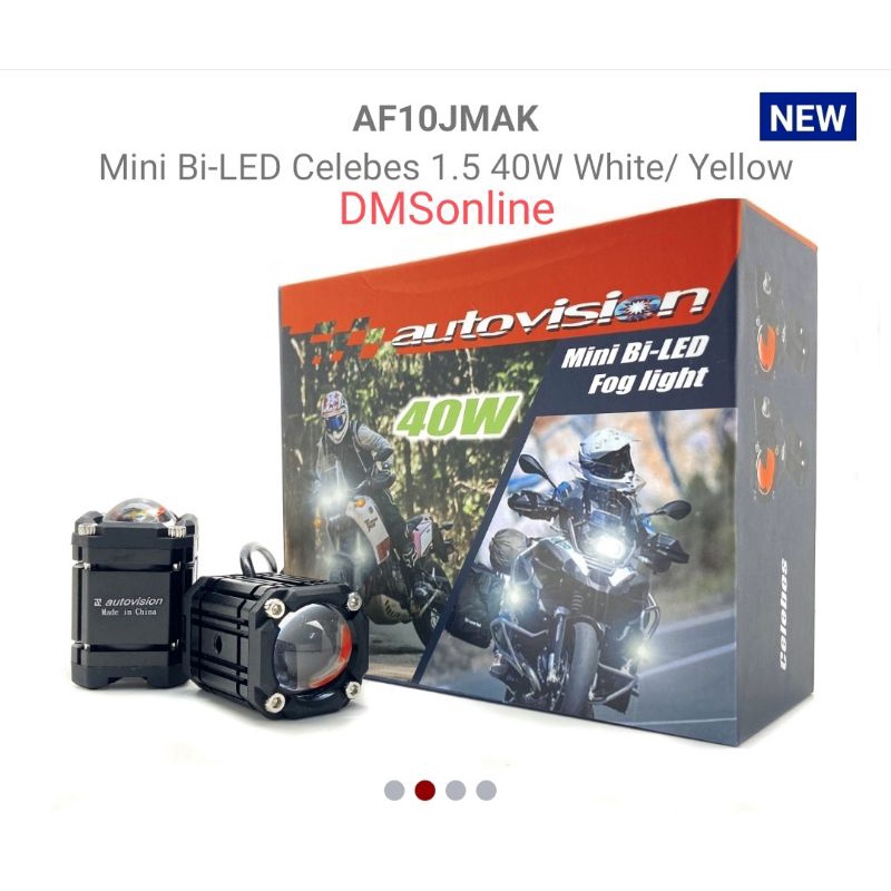 Jual Led Biled Motor Mobil 2 Warna 40W 45W 55W Led Tembak Sorot Garansi ...