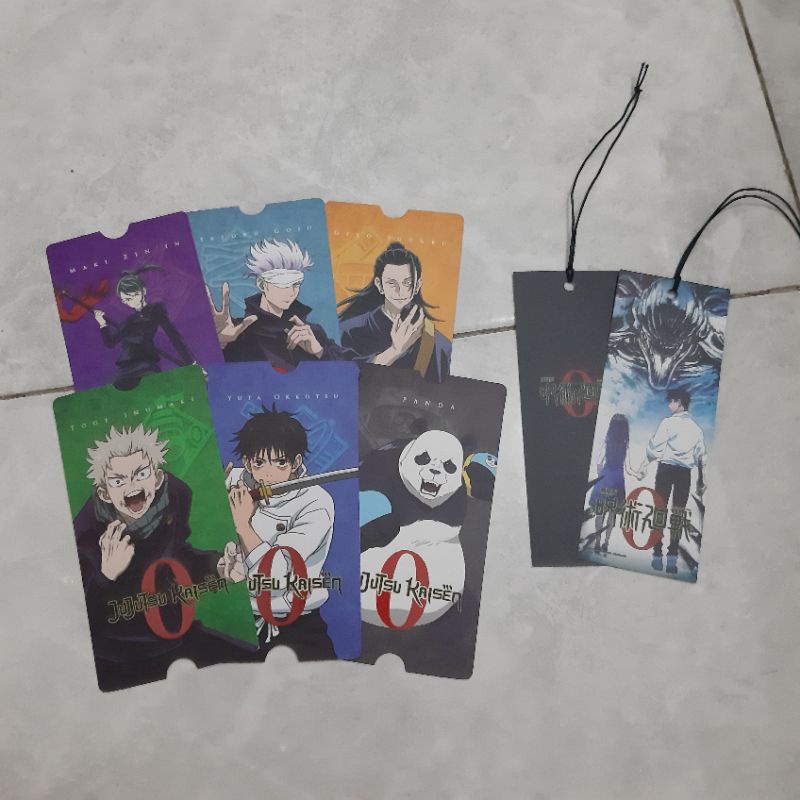 Jual JUJUTSU KAISEN 0 JJK0 COLLECTIBLE TICKET & BOOKMARK | Shopee Indonesia