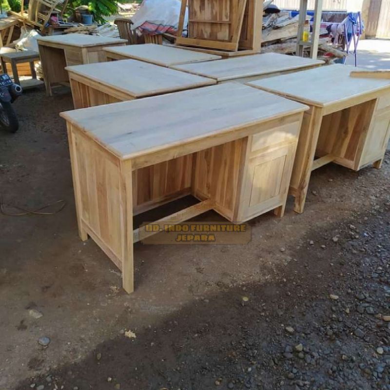 Jual furnitur meja kantor meja guru meja sekolah laci minimalis murah ...