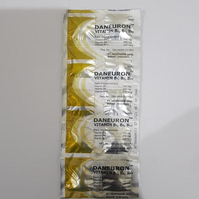 Jual vitamin-b- daneuron tab / vitamin b1,b2 dan b12 -termurah-limited ...