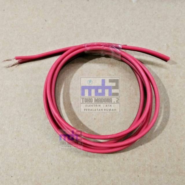 Jual Kabel listrik merah hitam kecil 2 x 14, kabel praktikum sekolah ...