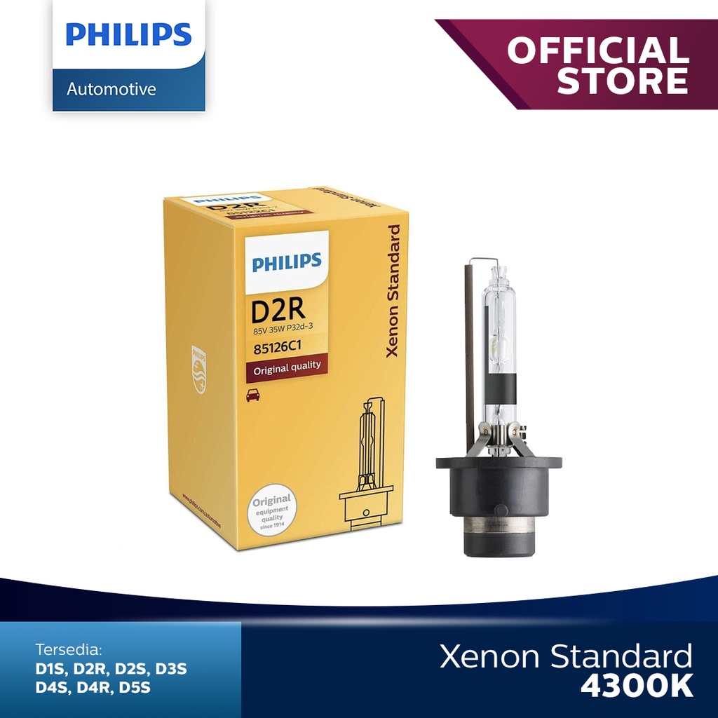 Jual Philips D2R Xenon HID Standar - 85126C1 | Shopee Indonesia