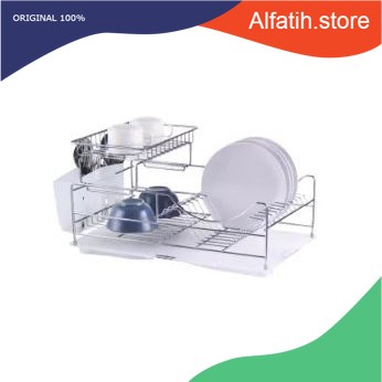 Jual INFORMA - RAK PIRING SUSUN TROY DISH RACK 2 TIER TRANSPARENT ...