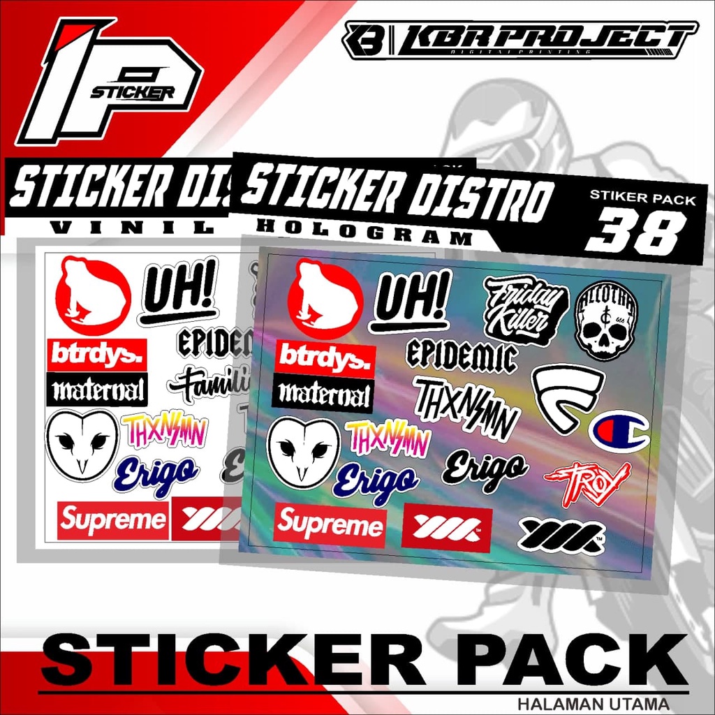 Jual Stiker RACING MOTOR Sticker Pack - Sticker Pack Variasi List ...