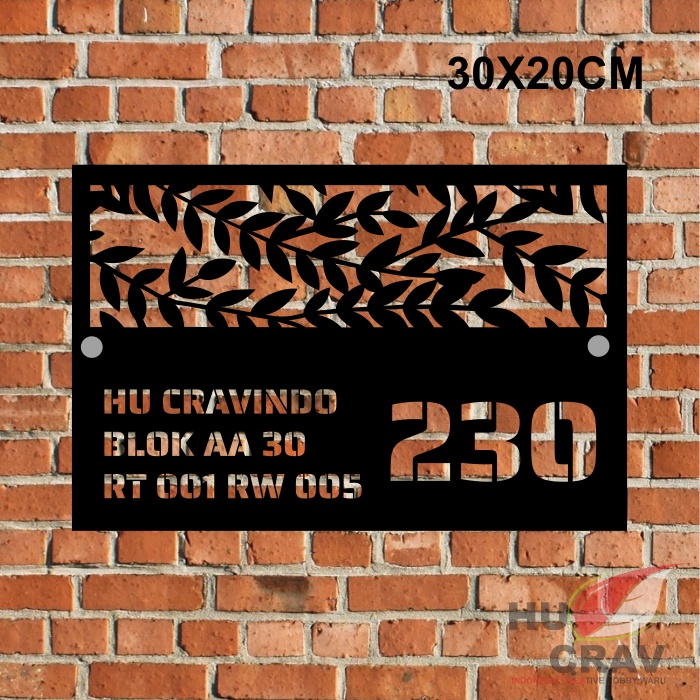 Jual NOMOR RUMAH | No rumah acrylic akrilik type aesthetic minimalis ...