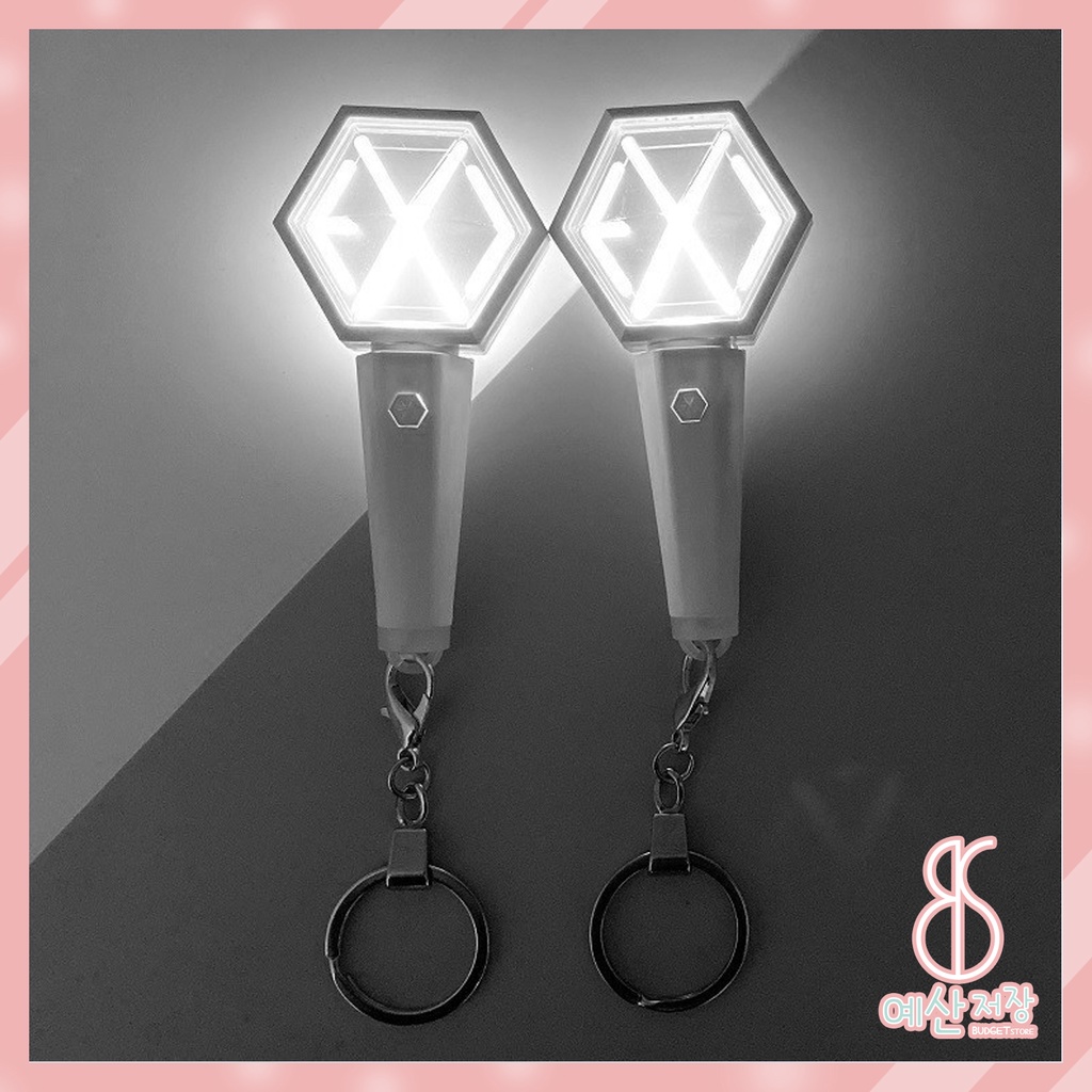 Jual [BS] BISA COD MINI LIGHT STICK Gantungan Kunci EXO NCT Key Chain ...