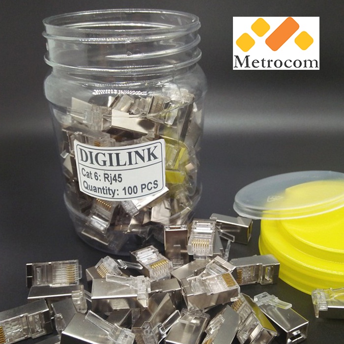 Jual Digilink Cat 6 RJ45 Isi 100 biji | Shopee Indonesia