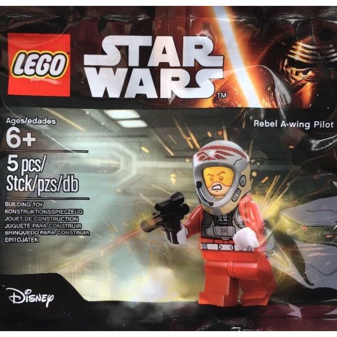 Jual mkmn-1072 Lego Polybag StarWars Rebel A-Wing Pilot (5004408 ...