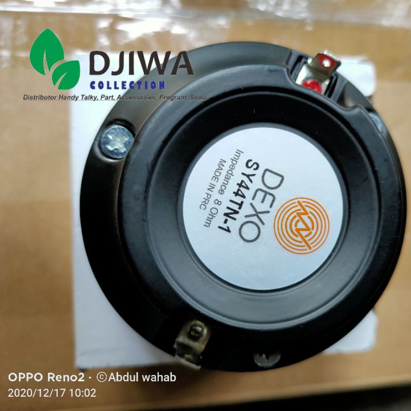 Jual Dexo SY44TN Tweeter Neodium Neo SY44TN-1 Driver Twiter Neodyum New ...