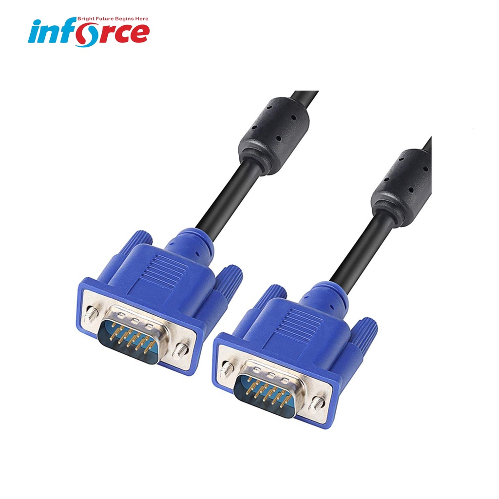 Jual Inforce Kabel VGA 1.5m Male to Male 1.5 Meter Cable | Shopee Indonesia