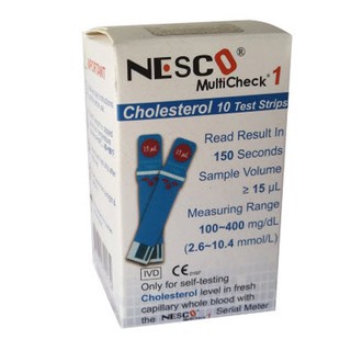 Jual STRIP KOLESTEROL NESCO / BLOOD CHOLESTROL / STIK KOLESTROL ISI 10 ...