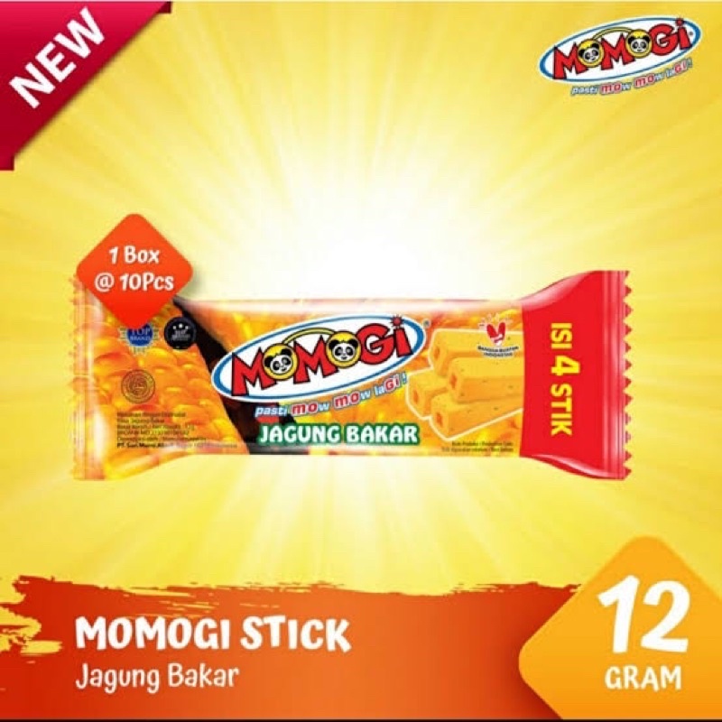 Jual Momogi Stick Snack 10pcs @12gr isi 4 stik | Shopee Indonesia
