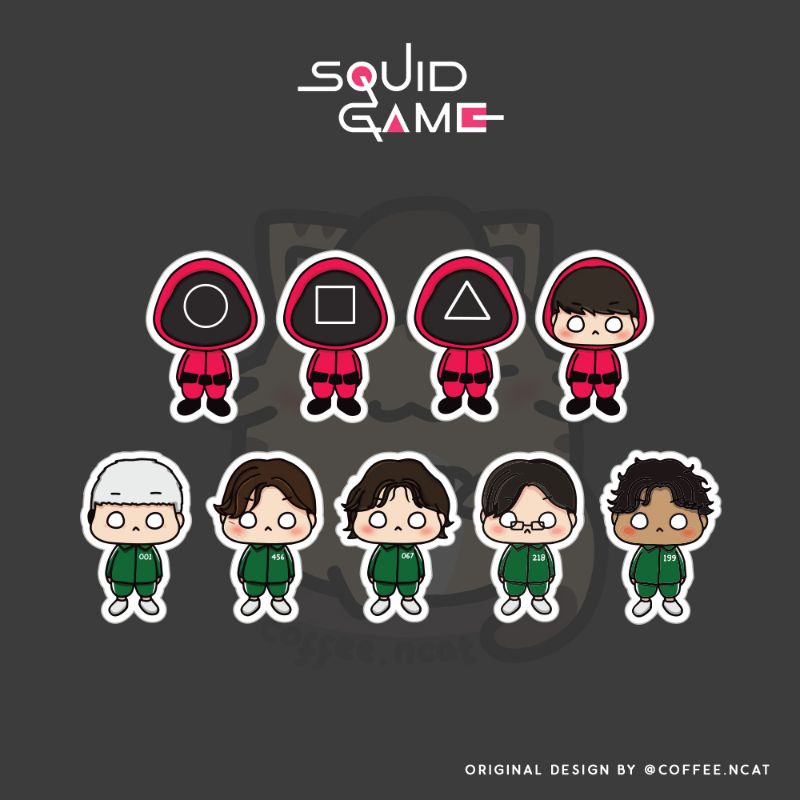 Jual Premium Stiker Squid Game / Sticker Planner Set | Shopee Indonesia