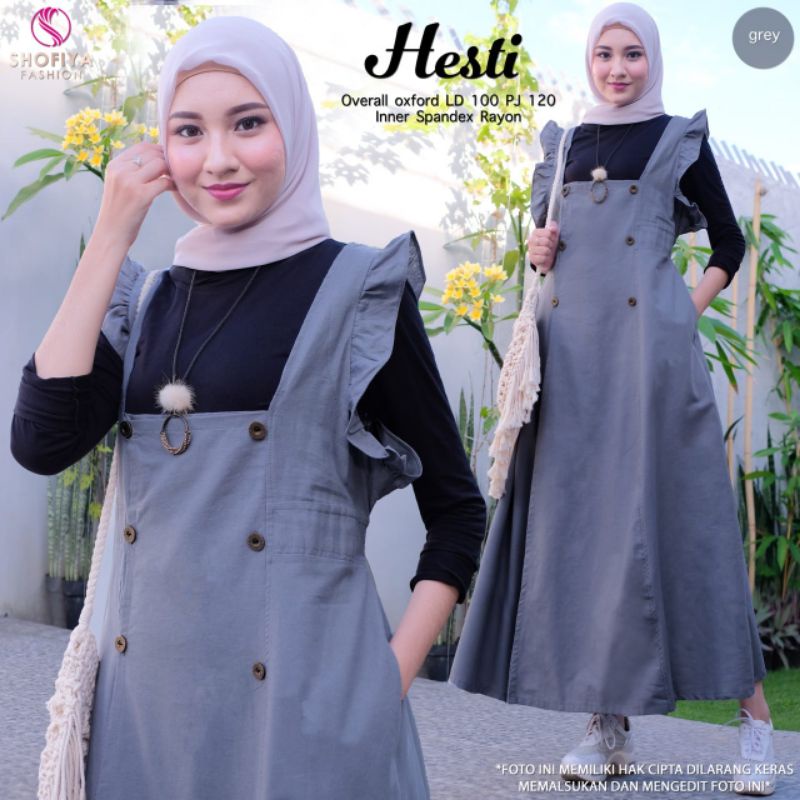 Jual Hesti Set Overall Original Shofiya Hijab - Baju Setelan Wanita ...