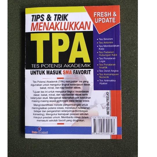 Jual [PRODUK QDEQM] Tips & Trik menaklukkan TPA untuk masuk SMA favorit EBA | Shopee Indonesia