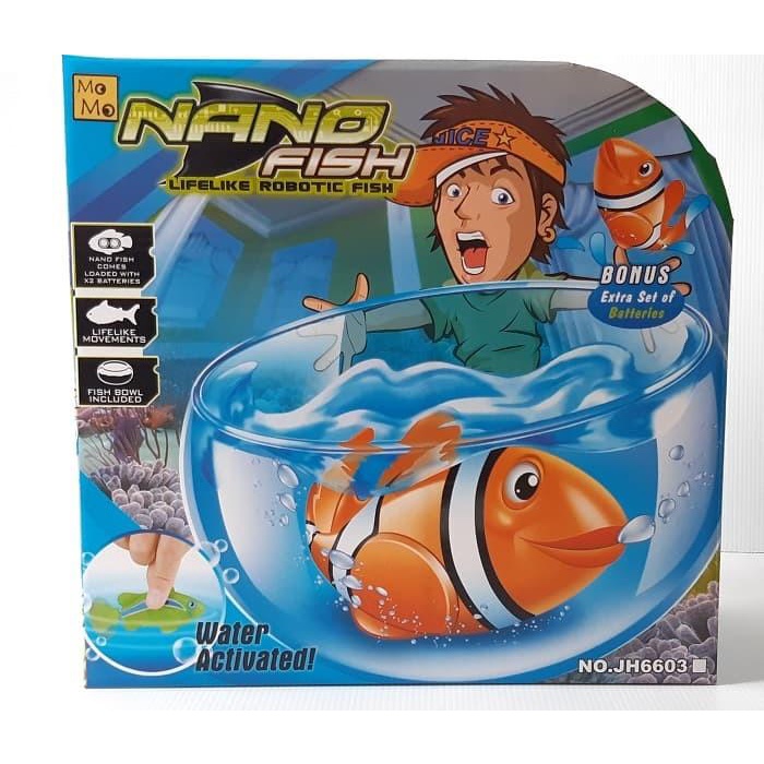 Jual Mainan Anak Nano Robotic Fish Jh6603 Mainan Akuarium Ikan Robot ...