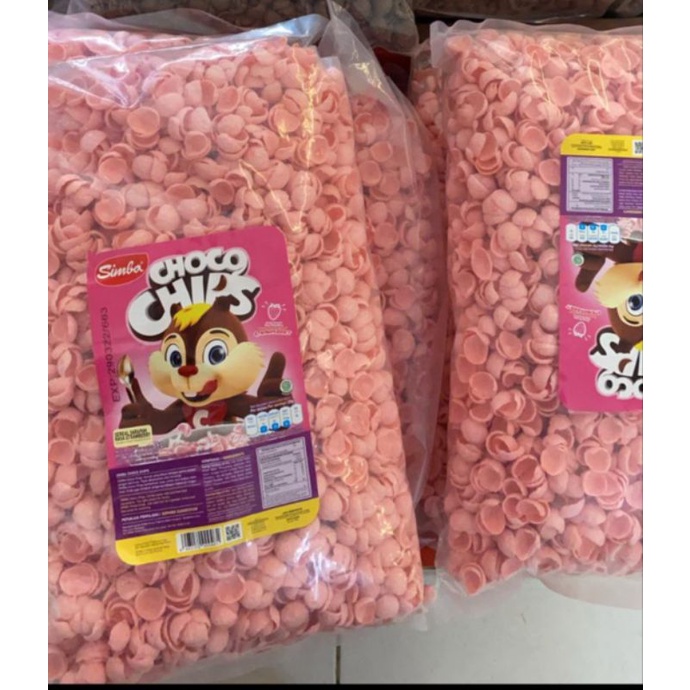 Jual choco chips simba strawberry 1 kg | Shopee Indonesia