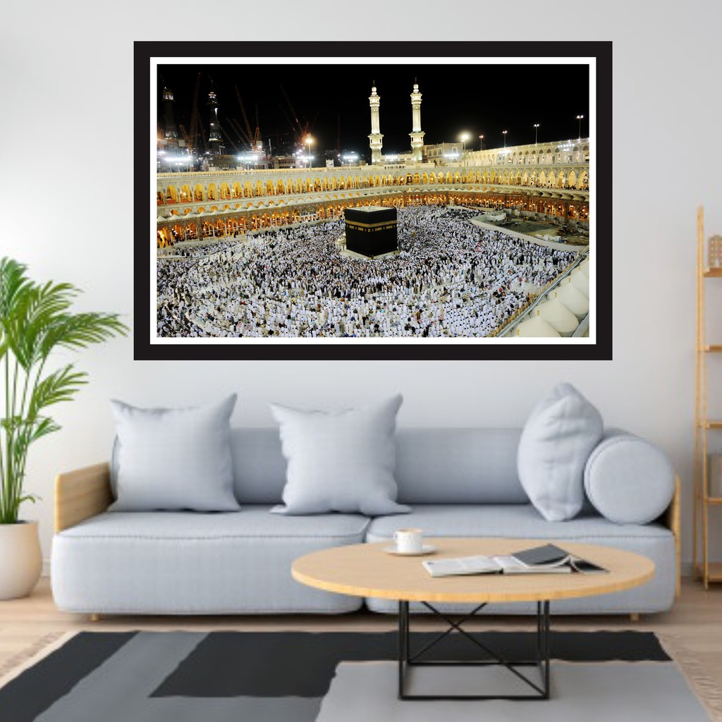 Jual Poster masjidil haram / Ka'bah ukuran 120x80-JUMBO | Shopee Indonesia